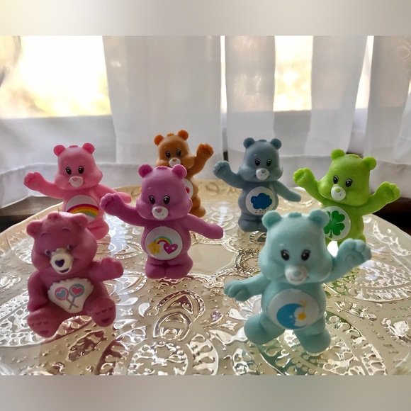 Hasbro | Toys | Lot Hasbro Care Bears Vinyl Pvc Figures Collectible ...